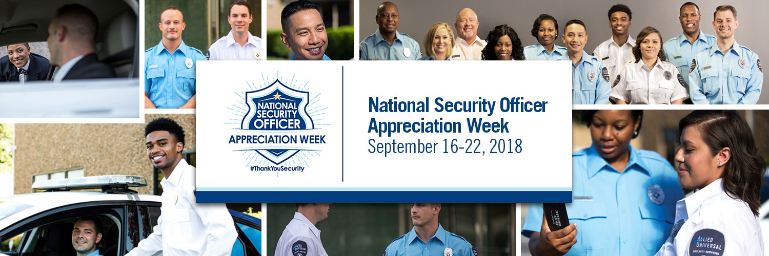 National Security Officer Appreciation Week | Allied Universal